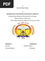 Sample Project For NMIMS MBA PDF | PDF | Online Shopping | Retail