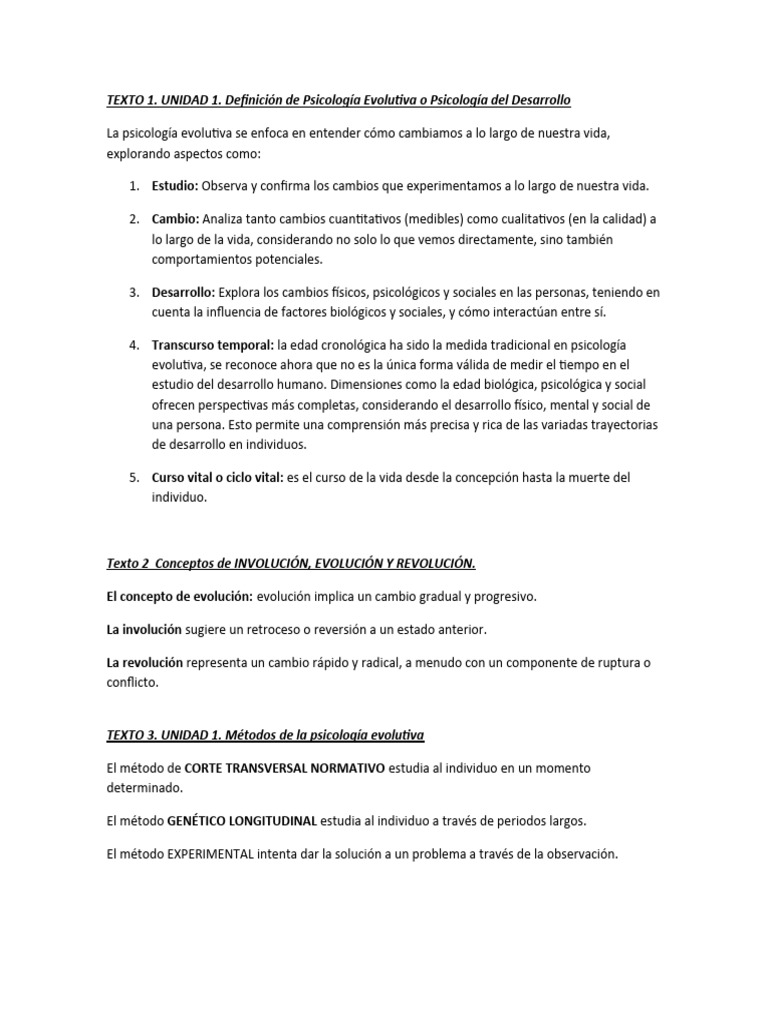 Resumen de Psicologia | PDF