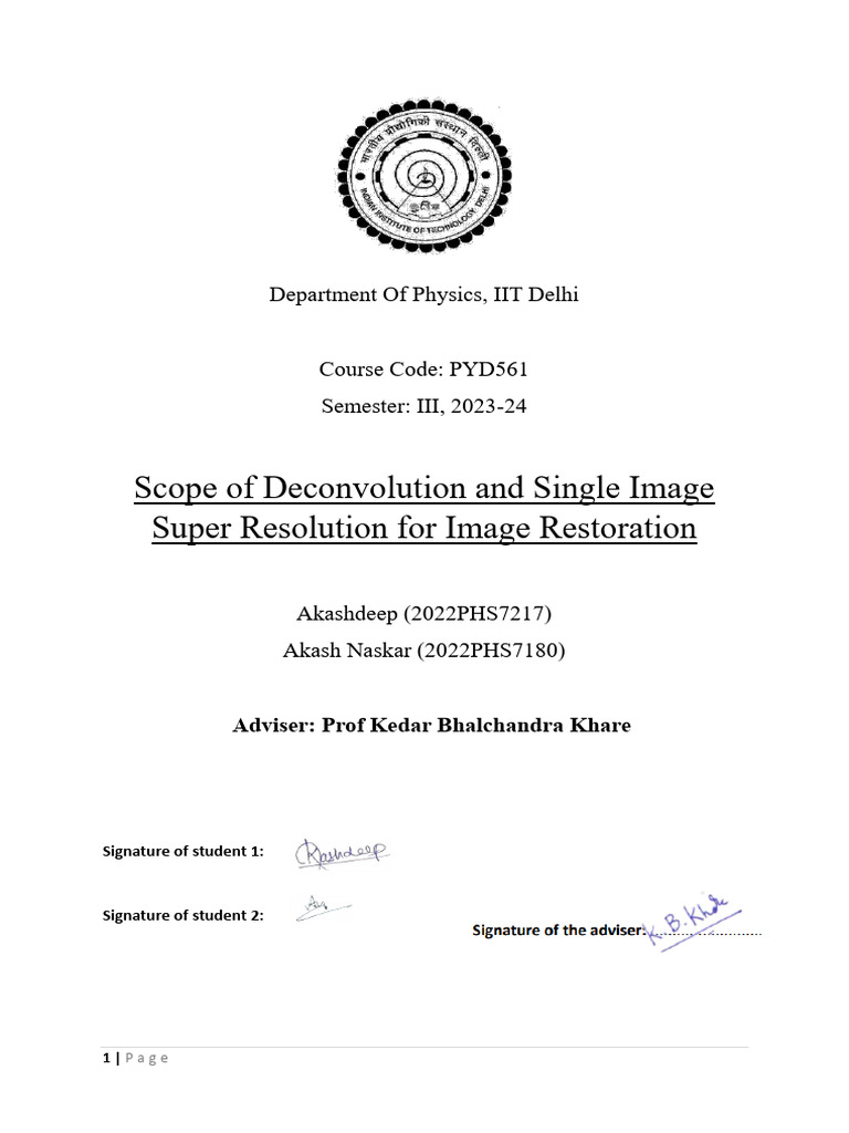 Group 27 Endsem Report | PDF | Computers | Technology & Engineering