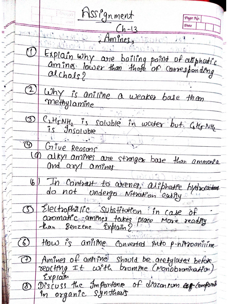 Ch-13 Assignment Ans | PDF