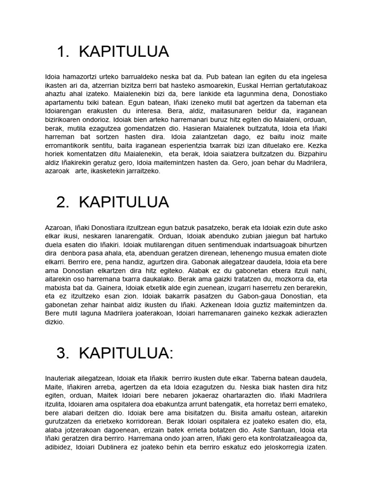 Berriz Ere Hutsetik Hastera - LABURPENAK | PDF