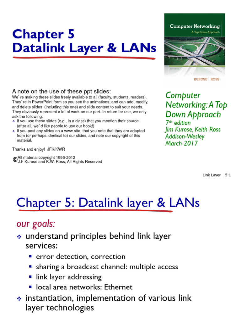 ch5 - Computer Networking CLC Ptit | PDF | Network Switch | Computer Network