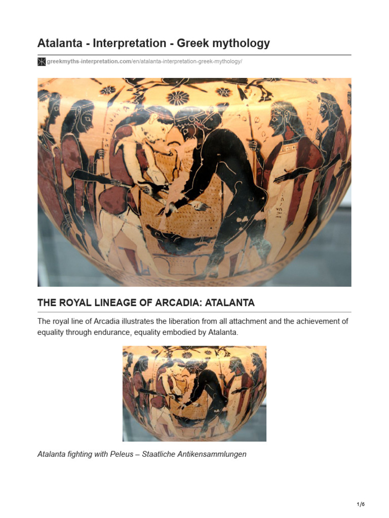 Atalanta: Arcadian Mythology Insights | PDF | History