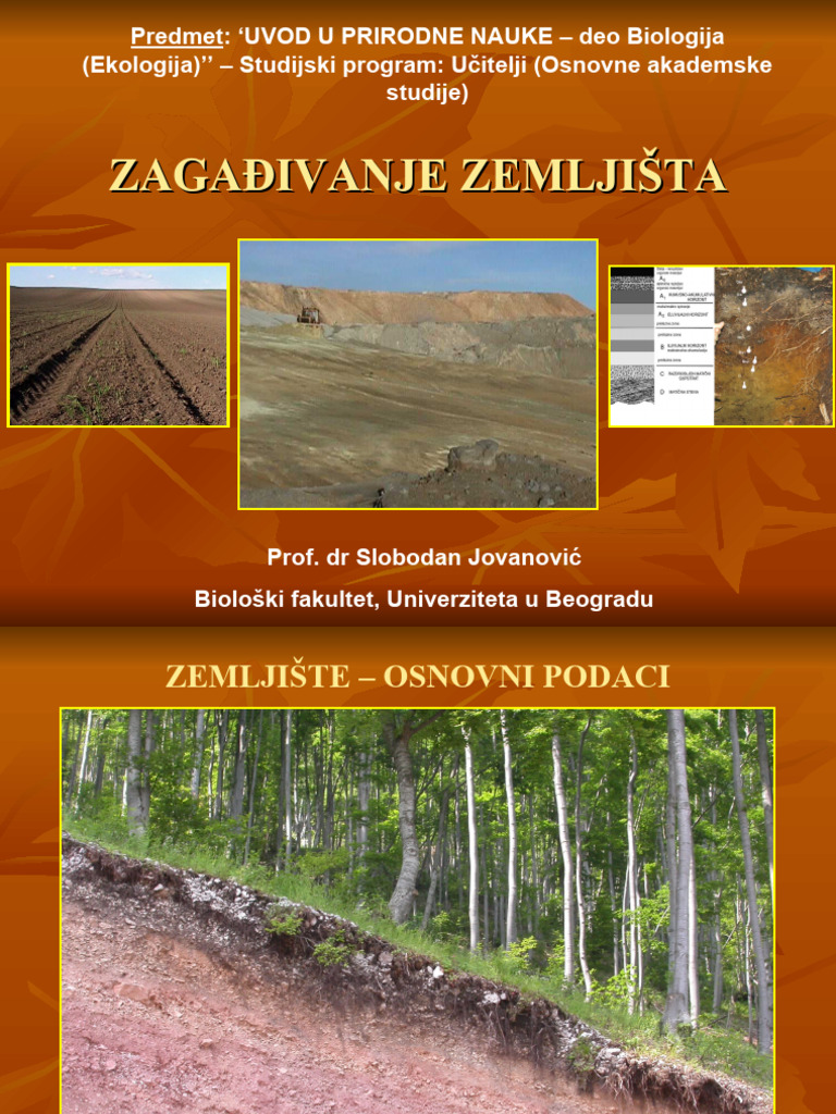 Zagadjivanje Zemljista | PDF