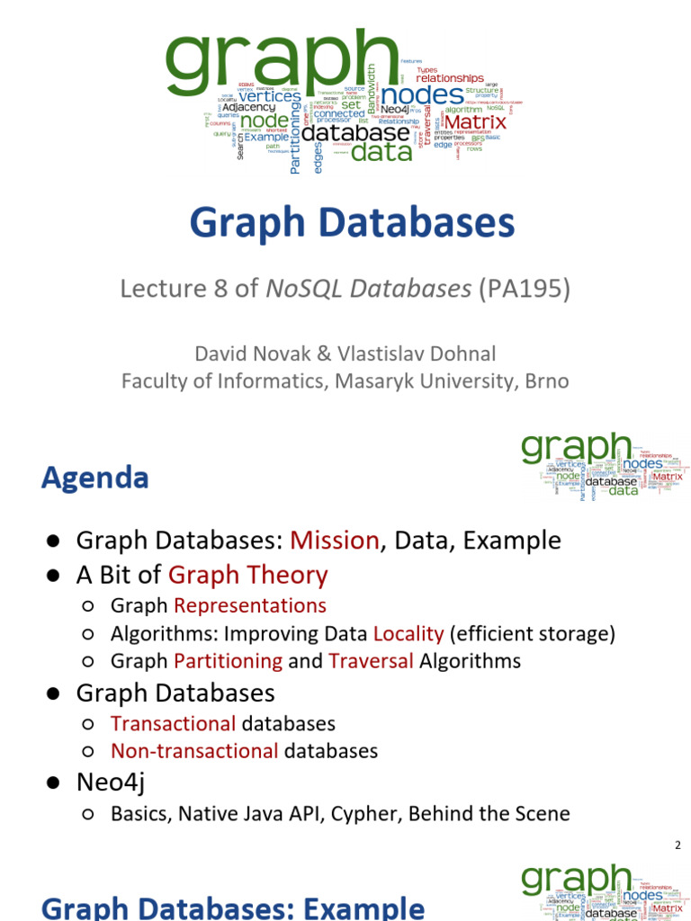 Lecture 8 Graph Databases | PDF