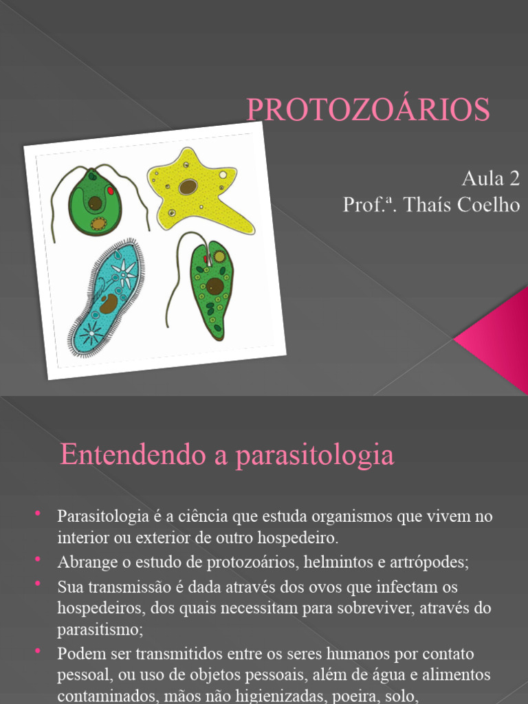 Estudo dos Protozoários e Parasitologia | PDF | Casa e Jardim | Bem-estar