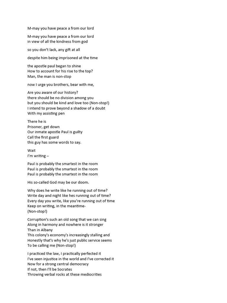 Non Stop | PDF | The Federalist Papers