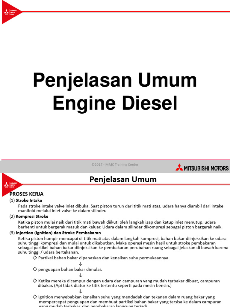 BAB 1 General Diesel Engine | PDF