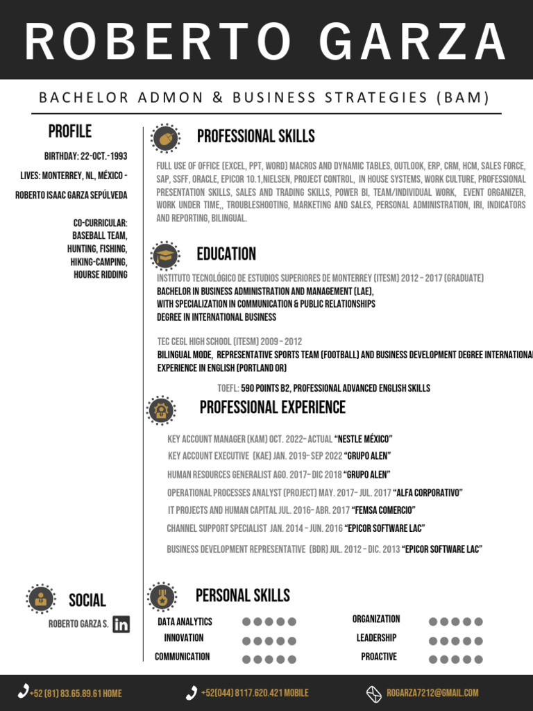 CV Roberto Garza | PDF