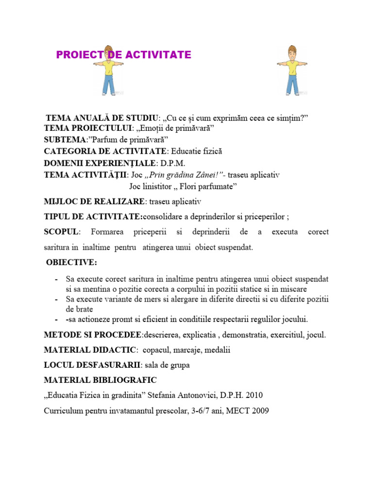 Proiect Ed Fizica | PDF