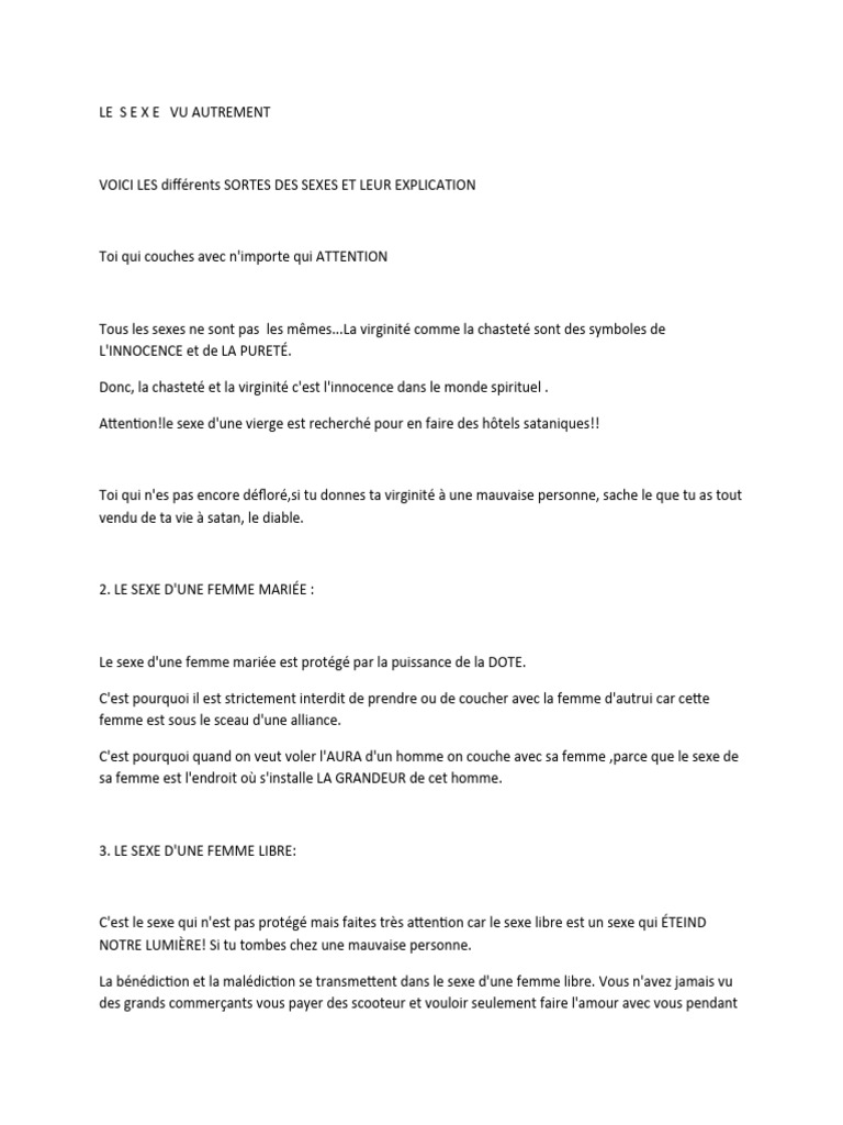 Tout Savoir Sur Le S E X E V Pdf