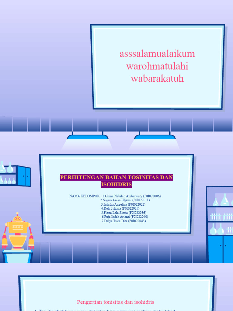 Materi 3 Perhitungan Bahan Tosinitas Dan Isohidris | PDF