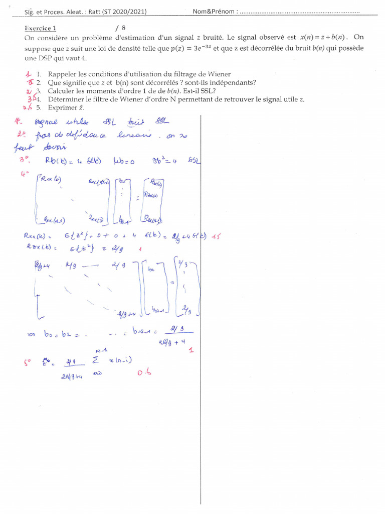 Examen_S1_2020_2021_Ratt | PDF
