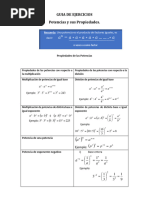 Ejercicios de Potencias | PDF | Enseñanza de matemática | Ajedrez