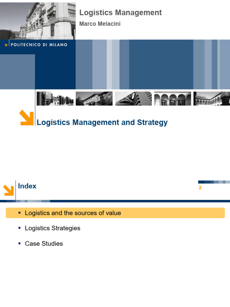 Strategy and Logistics | Download Free PDF | Logistics | Supply Chain