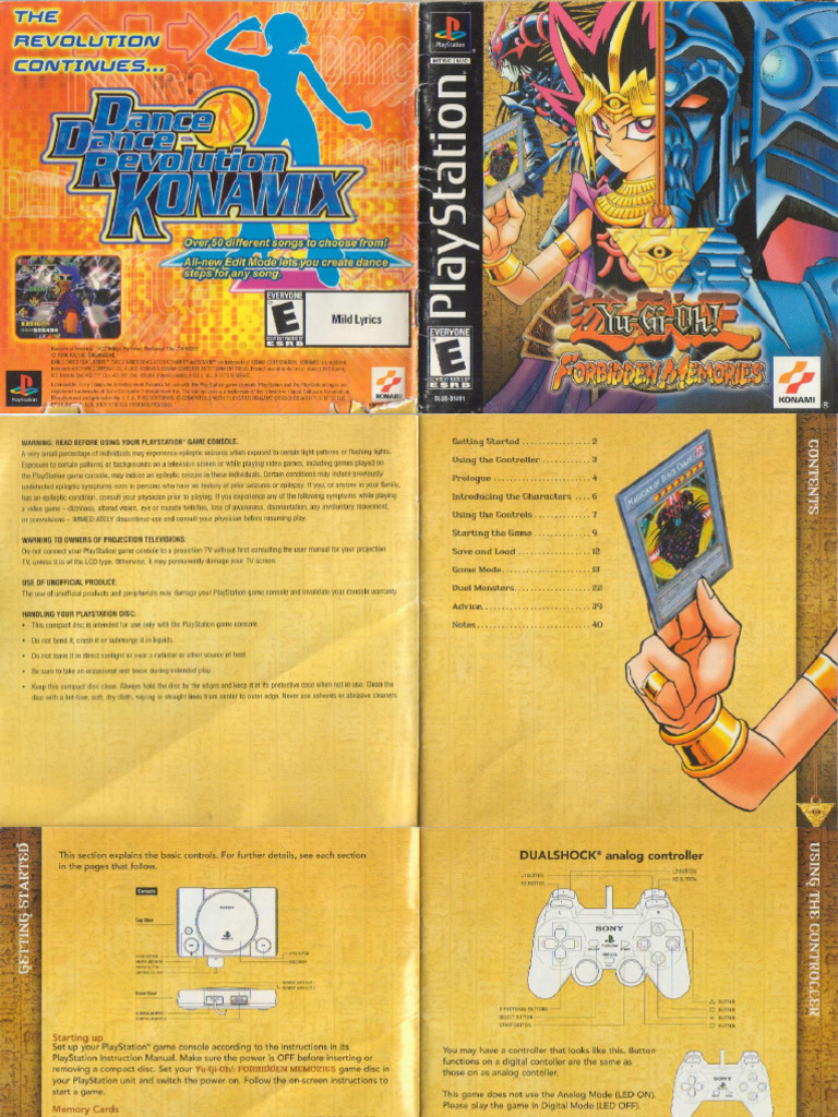 Yu-Gi-Oh! - Forbidden Memories - 2002 - Konami | PDF