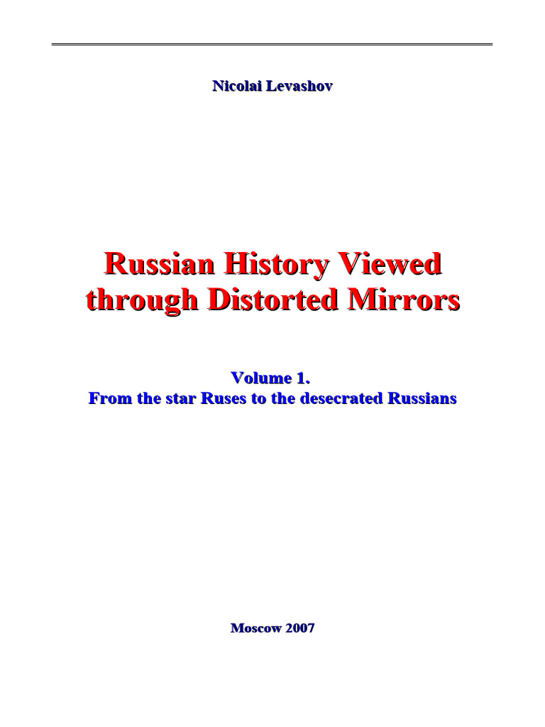 Levashov 7 Eng | PDF | Politics | History