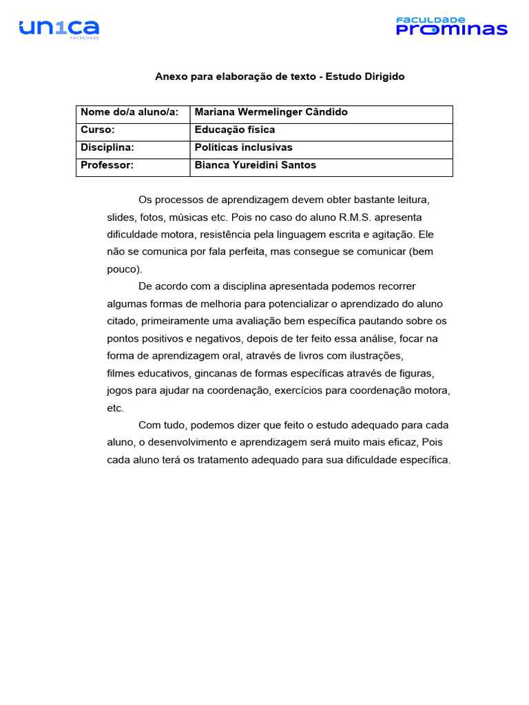 Trabalho Faculdade | PDF