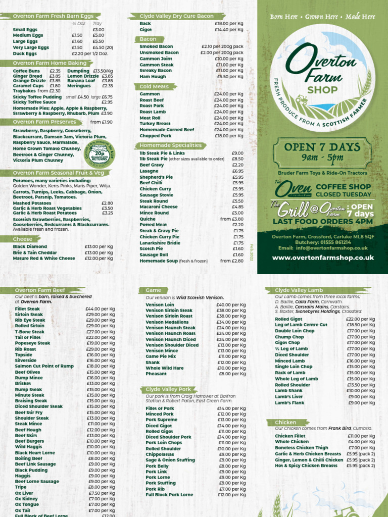 Oo Farm Pricelist Aw 1 | PDF