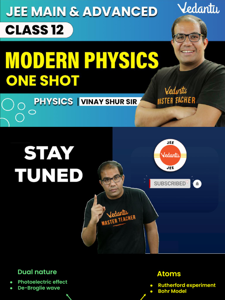 Jee 2024 Modern Physics (1) | PDF | Photoelectric Effect | Atomic Nucleus