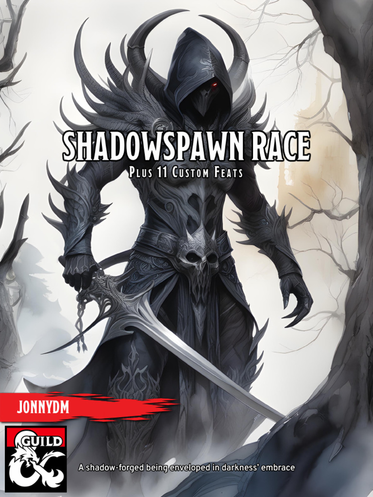 1410270-ShadowSpawn Race Option | PDF | Gary Gygax Games | Wizards Of The Coast