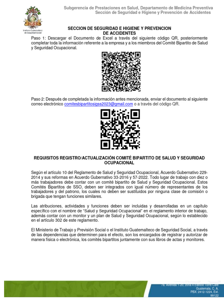 Registro de Comite Bipartito | PDF