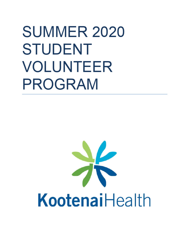 Teen Summer 2020 Application1 3 | PDF | Social Science | Wellness