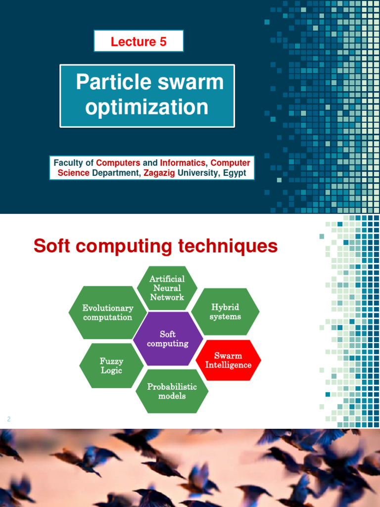 Lec 5 Particle Swarm Optimization | PDF