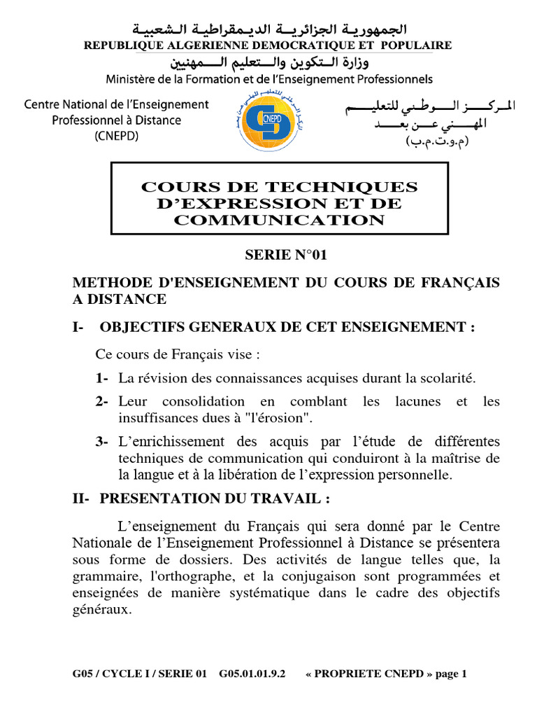 Méthode d'enseignement du français à distance | PDF | Phrase | Question