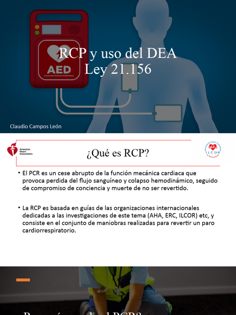 RCP y Uso Del DEA (Autoguardado) | PDF