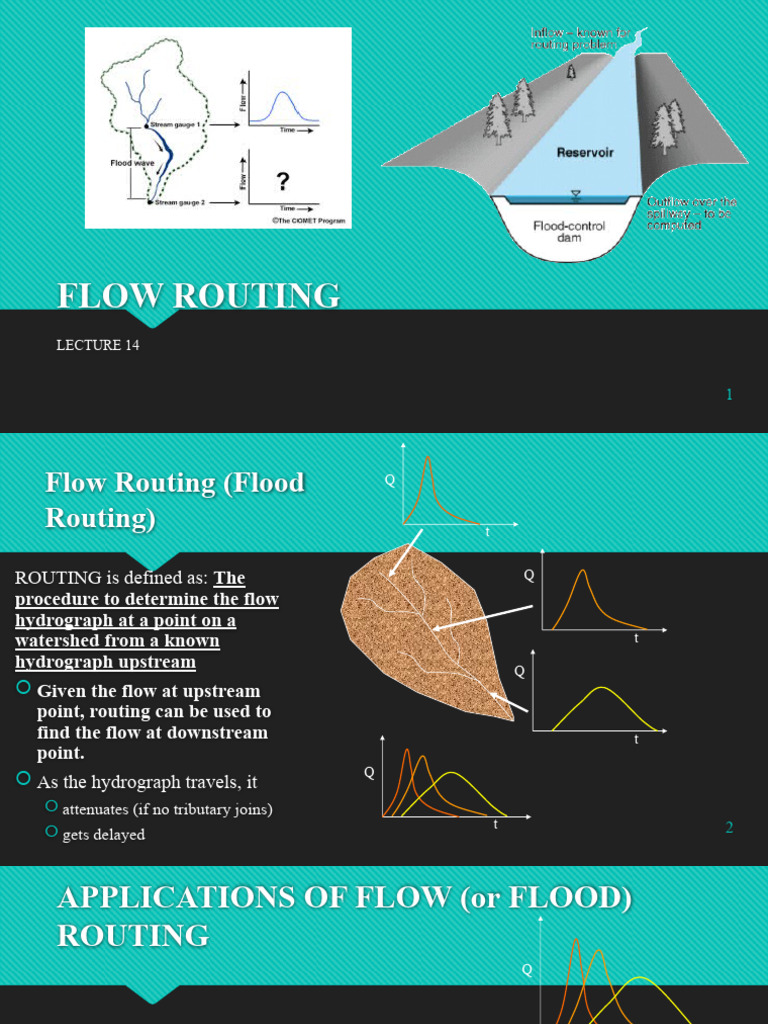 Lecture 14 - Flow Routing | Download Free PDF | Discharge (Hydrology ...