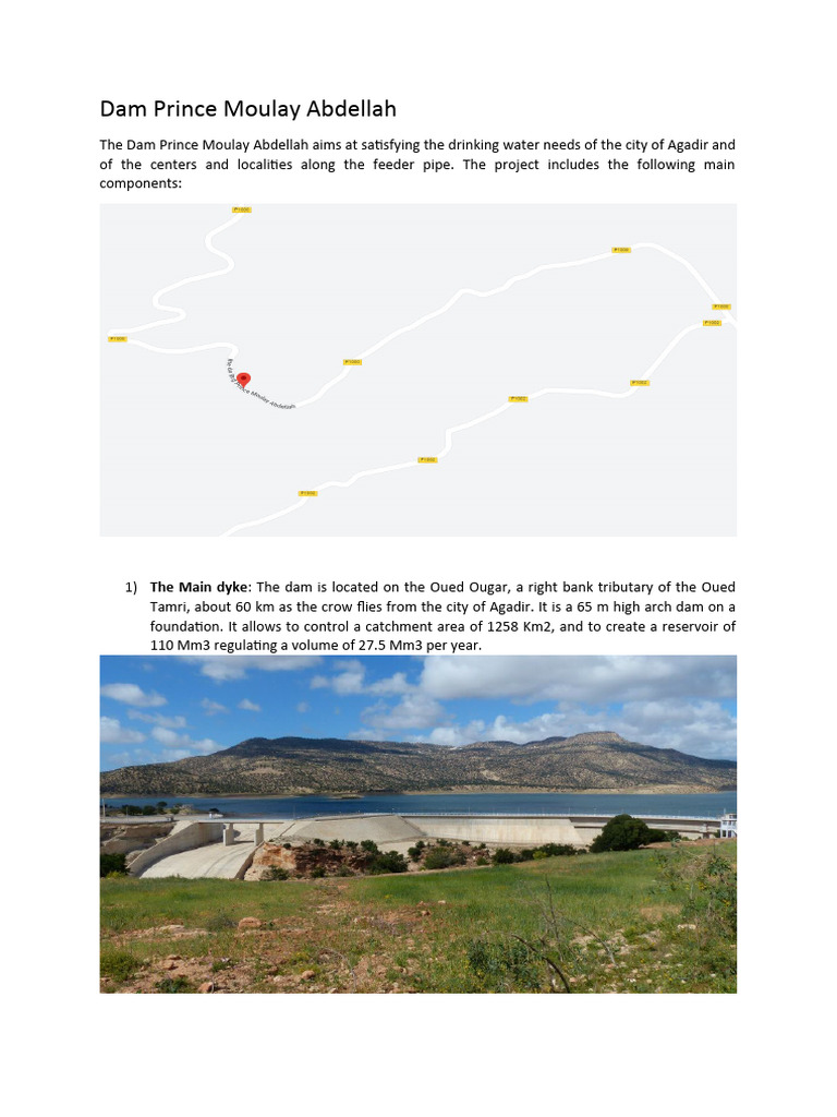 Prince Moulay Abdellah's Dam Note en Anglais | PDF | Technology & Engineering