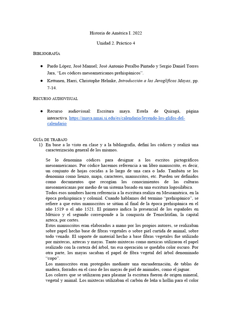 Códices Mesoamericanos: Tipos y Características | PDF | Clásicos
