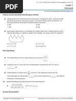 Primary Progression Test - Stage 4 Math Paper 2 - 220831 - 070858 | PDF