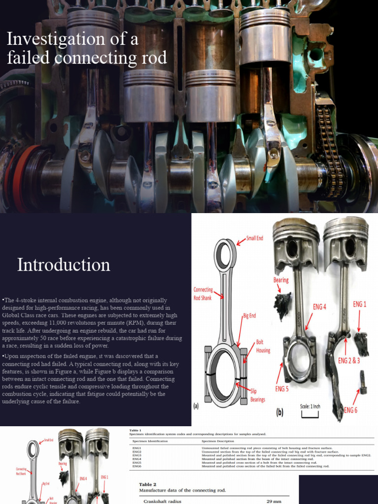 Investigation of A Failed Connecting Rod | PDF | Fatigue (Material ...