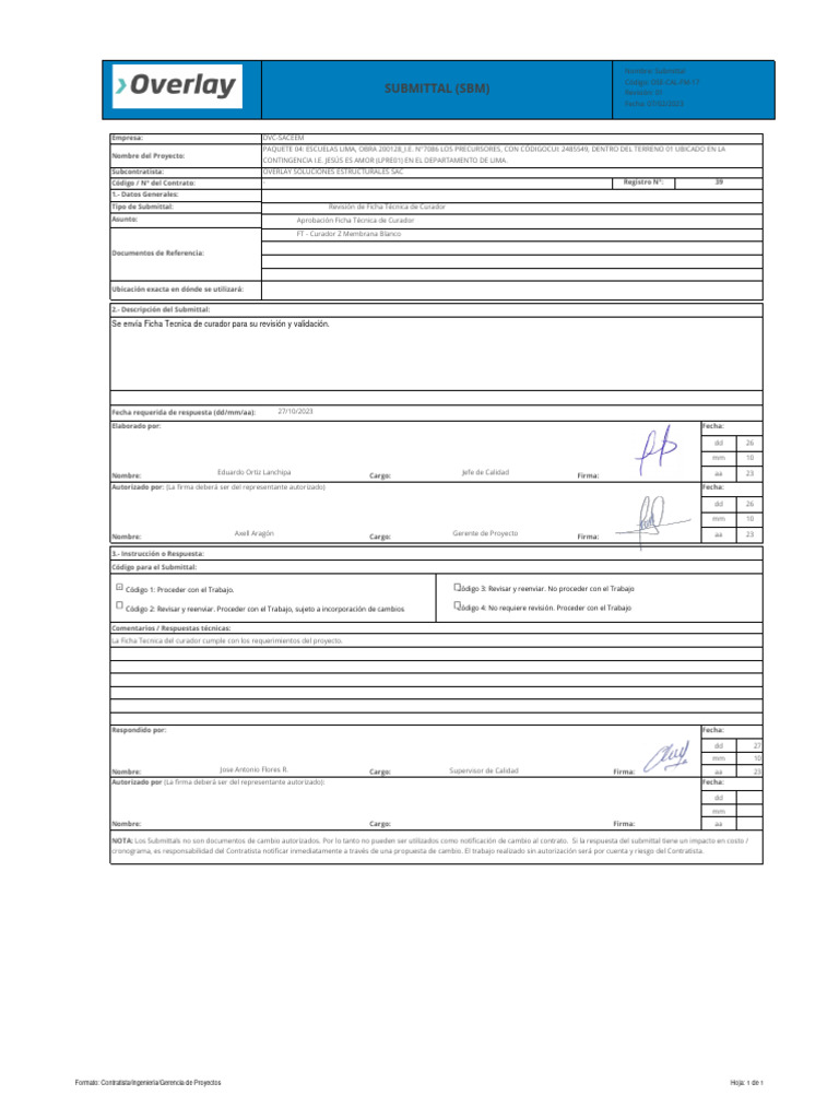 Submittal 039.rev00 | PDF