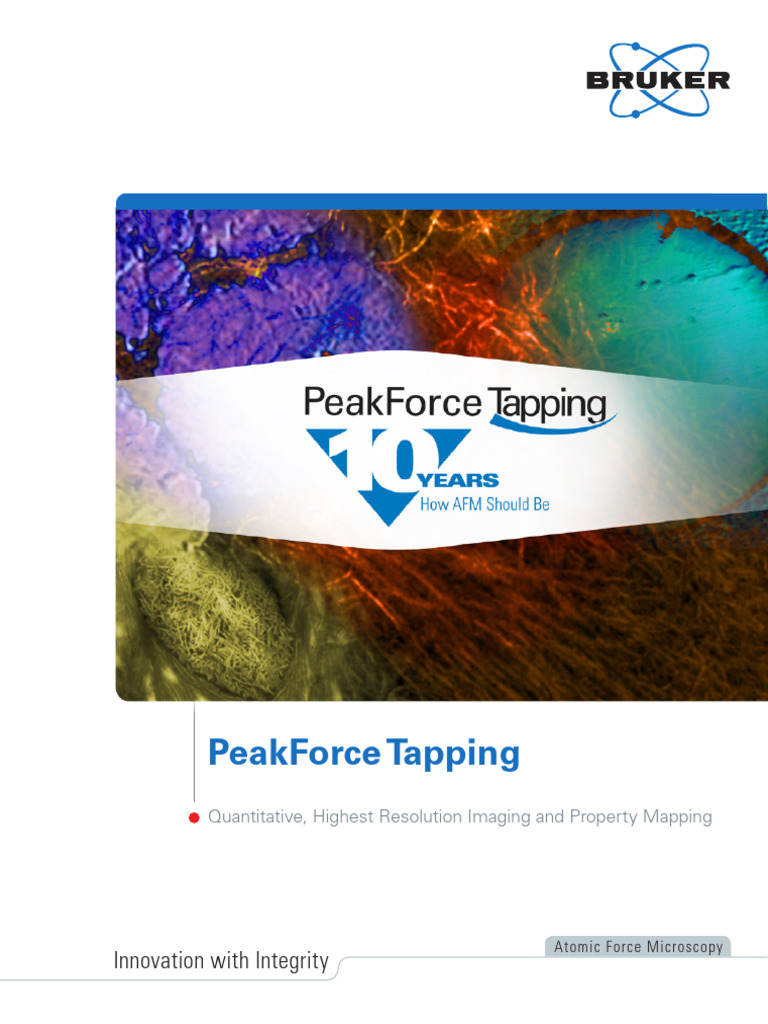 PeakForce Tapping Brochure | PDF | Atomic Force Microscopy | Nanotechnology