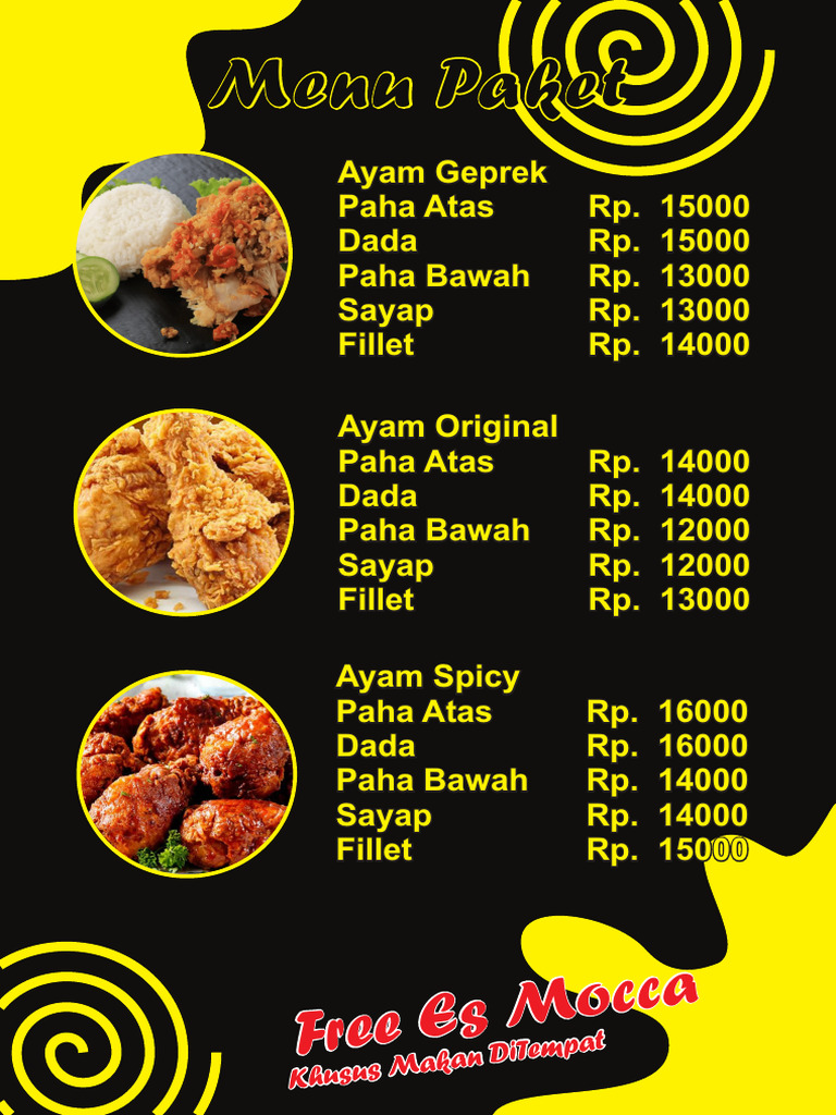 Contoh Desain Menu | PDF