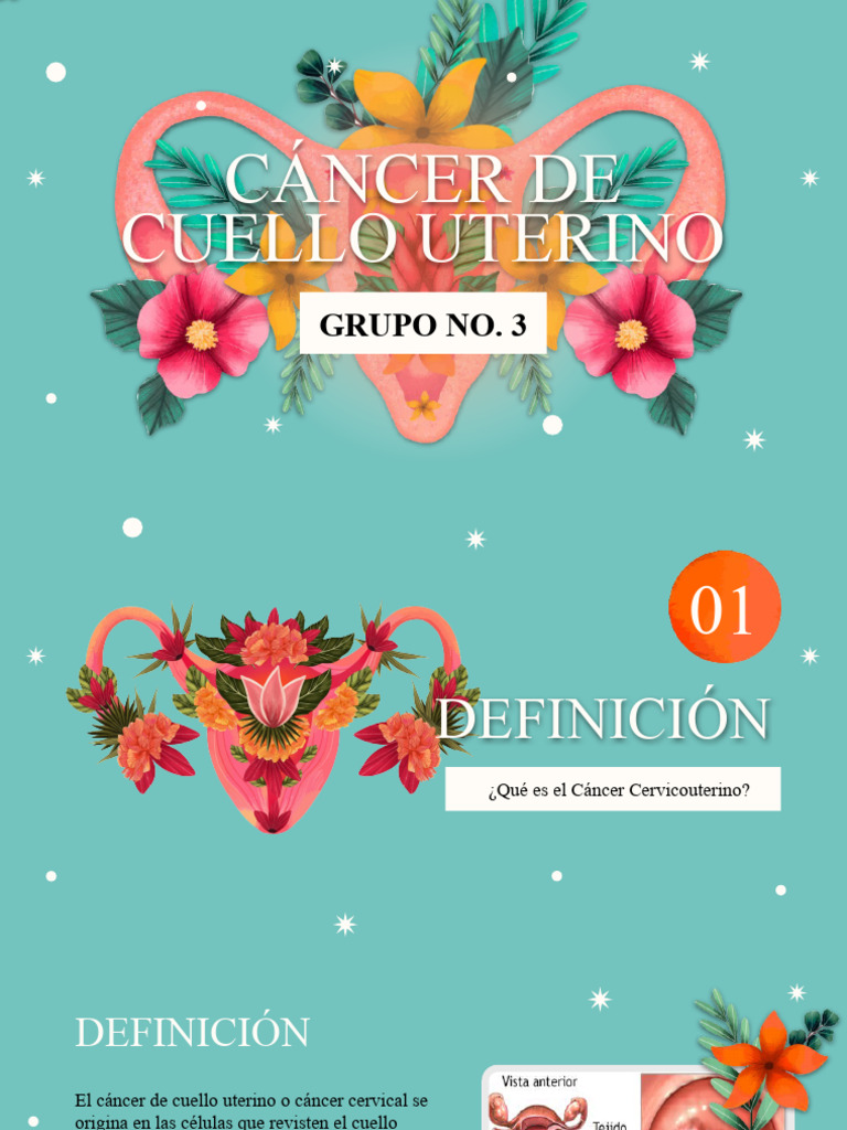 EXPOSICIÓN - Cáncer Cervicouterino | Descargar gratis PDF | Cáncer de cuello uterino | Cáncer