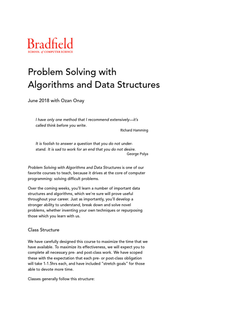 Algorithms 2018 06 Outline | PDF | Dynamic Programming | Applied Mathematics