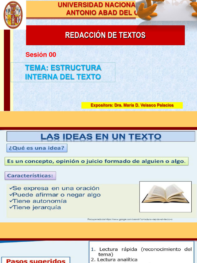 Estructura Interna Del Texto | PDF | Temperatura | Oxígeno