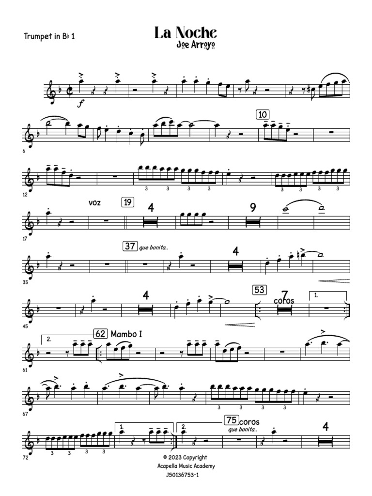 La Noche - Trp1 | PDF | Cuban Music | Latin American Music