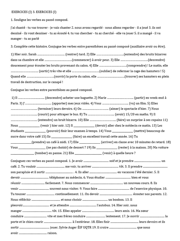 EXERCICES PC Groupe 3 (2911) | PDF