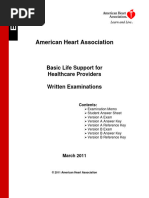 Basic Life Support: Practice Test Questions | PDF | Cardiopulmonary ...