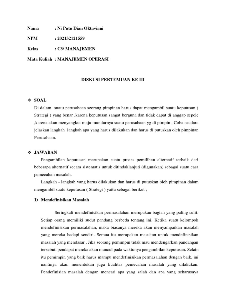 NI PT DIAN OKTAVIANI - 202132121559 - Tgs Pertemuan III | PDF
