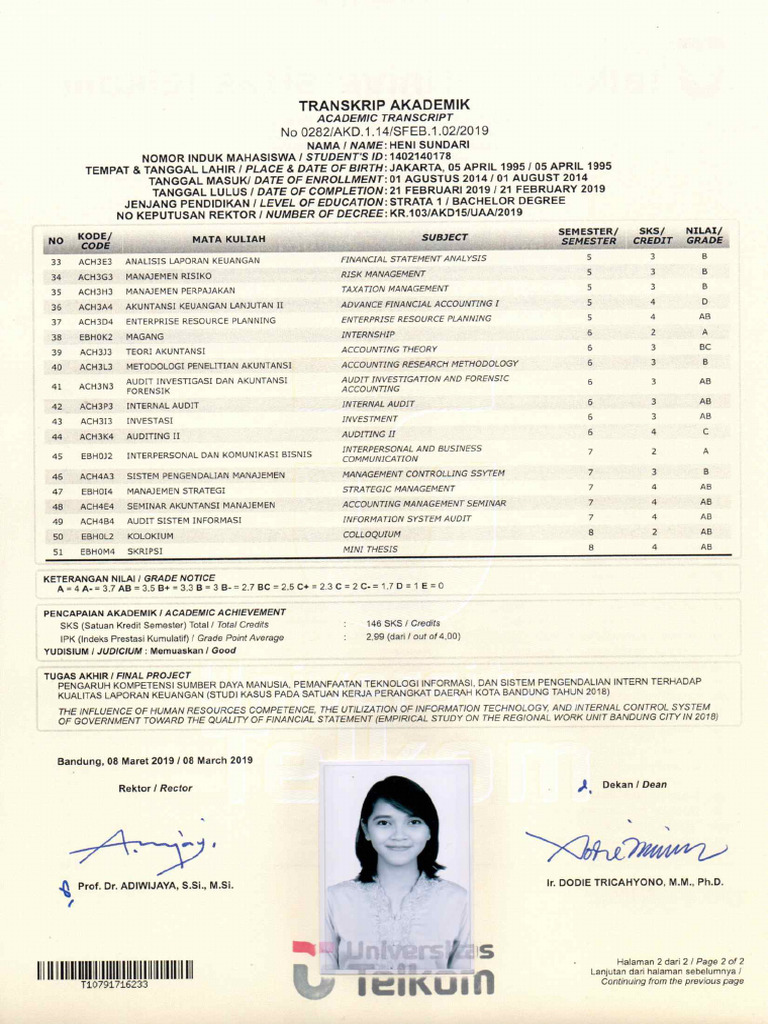 Transkrip Heni | PDF