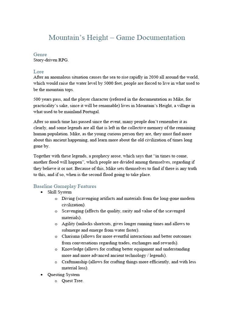 Mountains Height | PDF