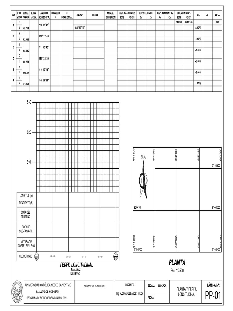 POLIGONAL 01-Layout1 | PDF | Ingeniería | Ciencias fisicas