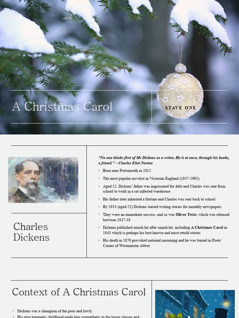 A Christmas Carol S1 | PDF | A Christmas Carol | Charles Dickens