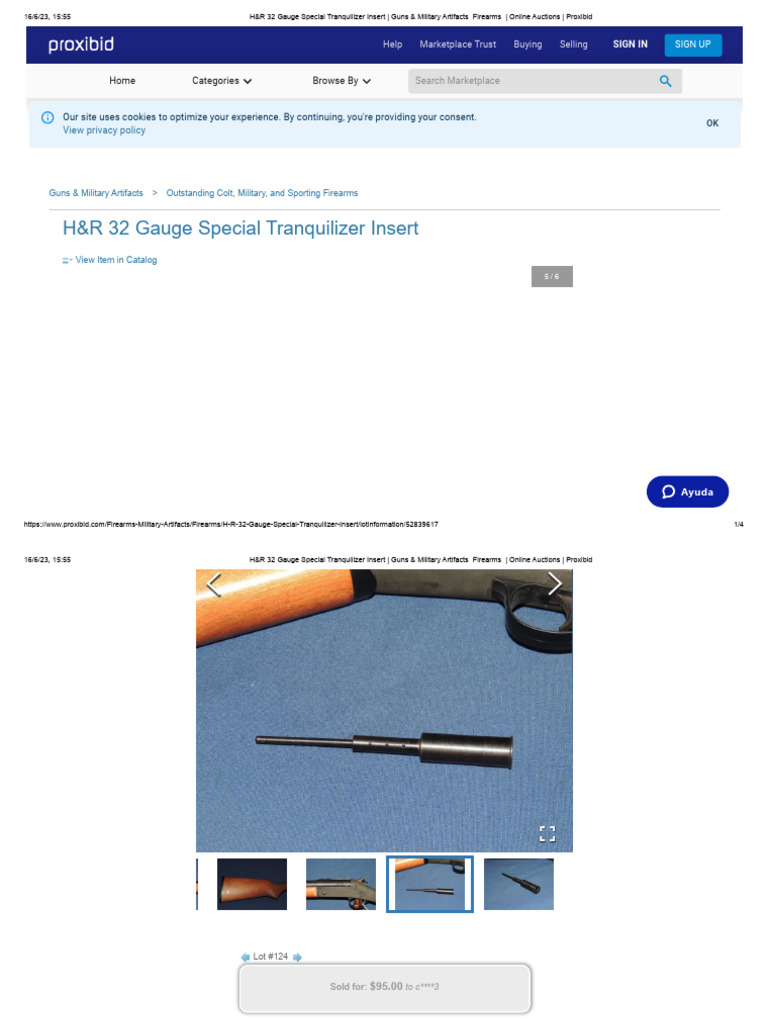 H&R 32 Gauge Special Tranquilizer Insert - Guns & Military Artifacts Firearms - Online Auctions ...